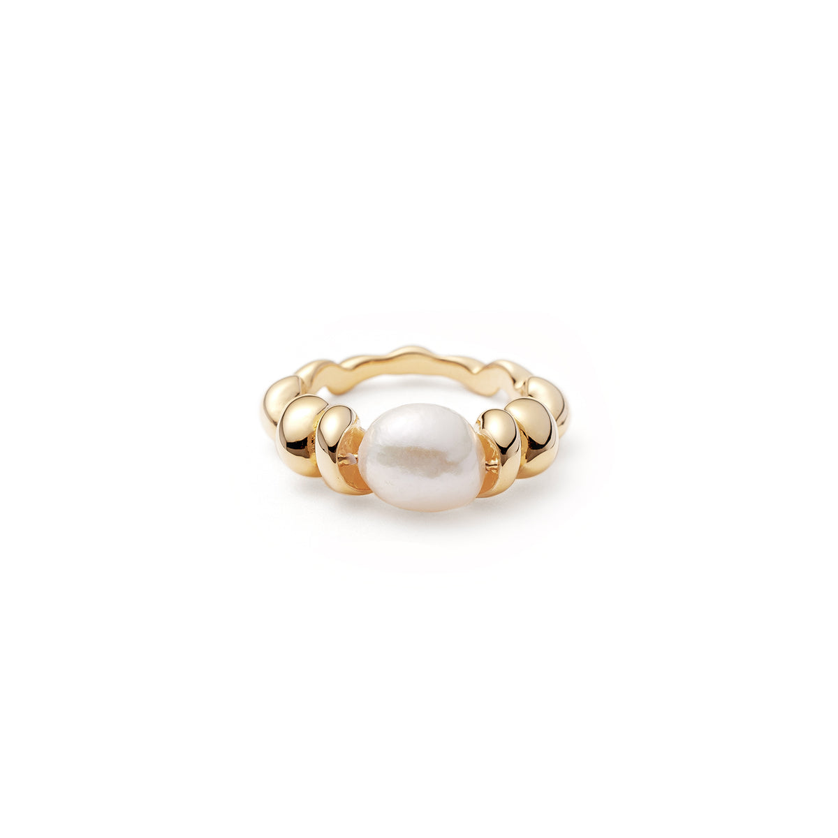 Braided Pearl Ring | Shabella