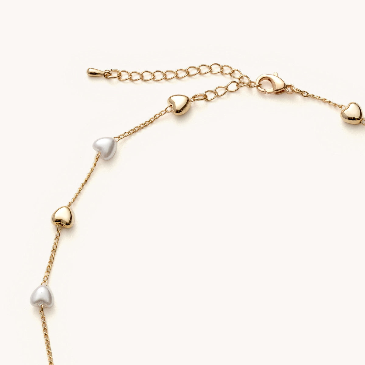 Heart Pearls Necklace | Shabella
